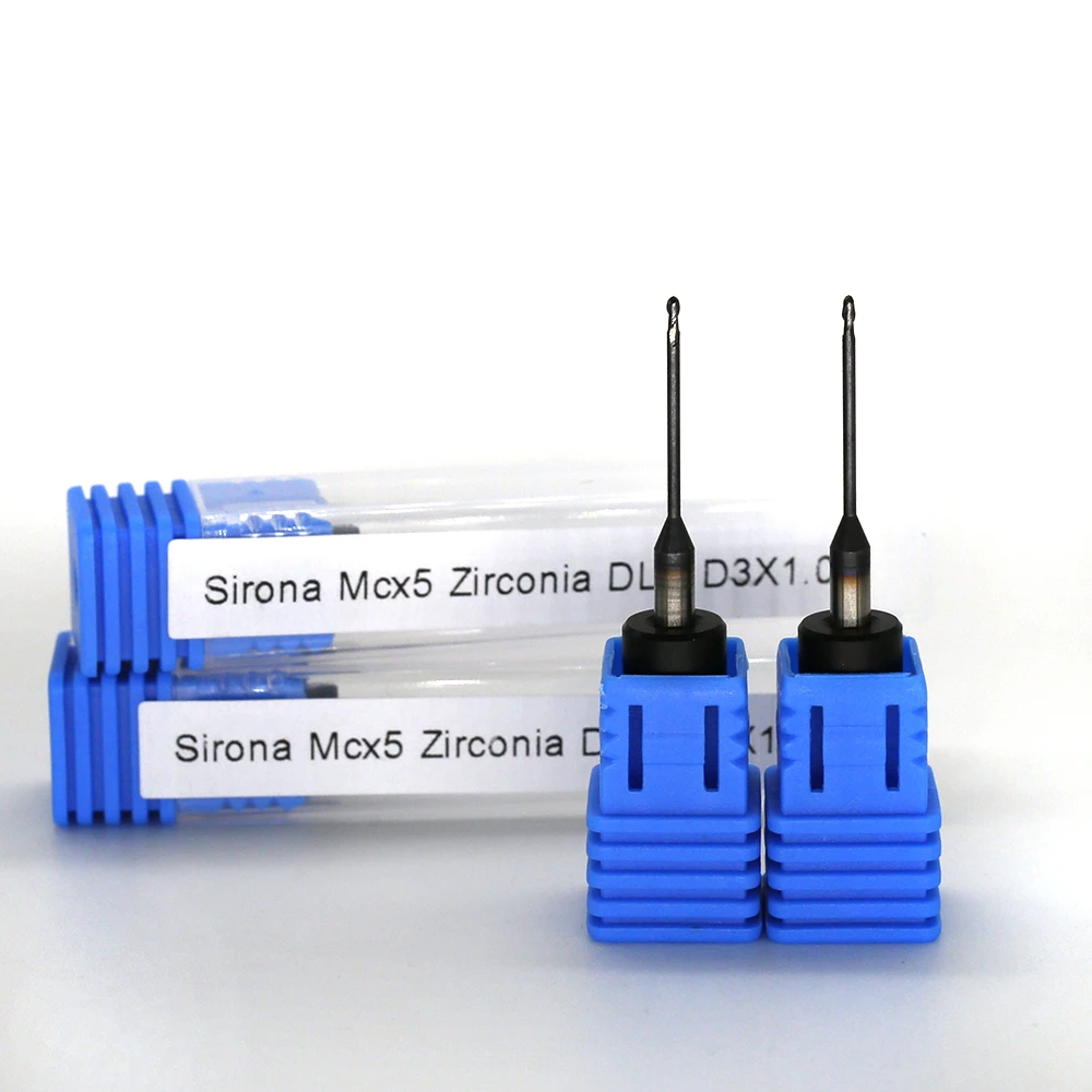 MCX5 Sirona Cad Cam Milling Burs Dental Laboratory Tools for PMMA Resin Wax Blanks Cutter ...