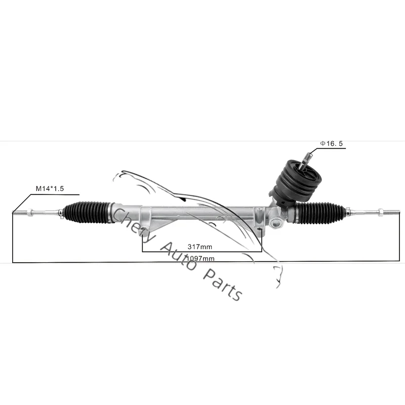 Auto rack pinion rack steering gear For Nissan Serena C26 2010 ...