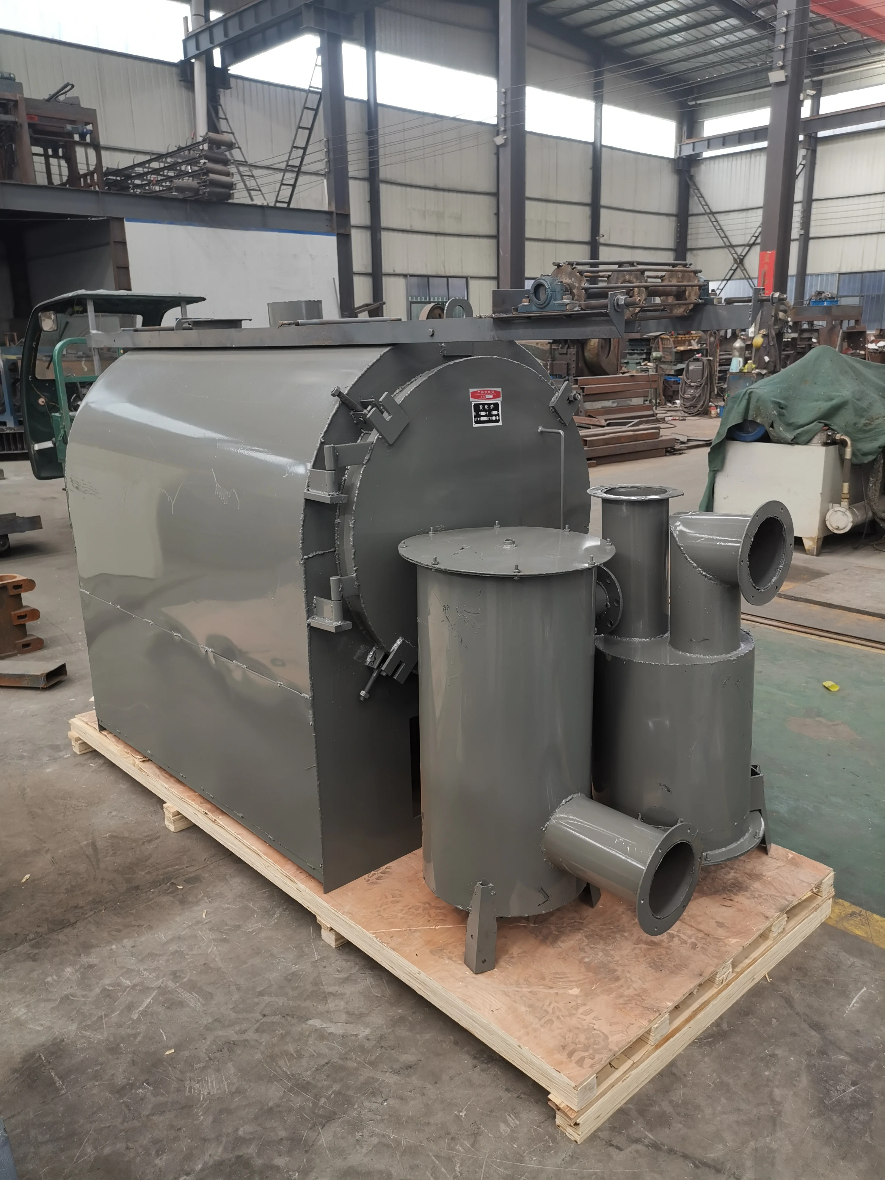Smokeless Rotary Carbonization Furnace - Efficient Charcoal Making