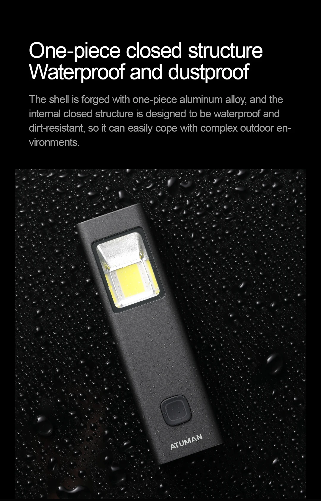 Duka Atuman Fl1 Multi-functional Flashlight Outdoors Electric Torch ...