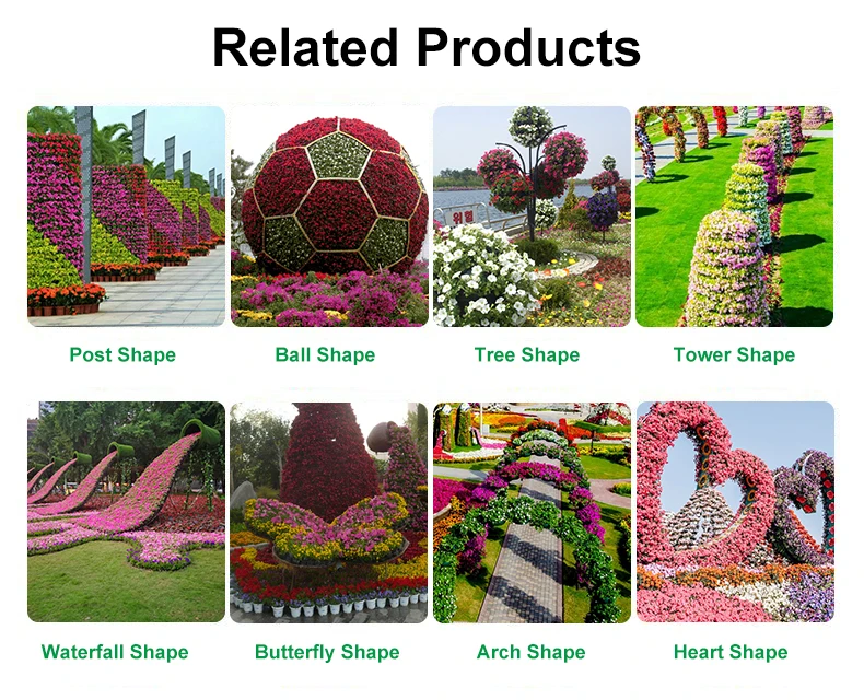 Vertical Garden Heart Shape Living Sculptures Outdoor Large Planter For ...