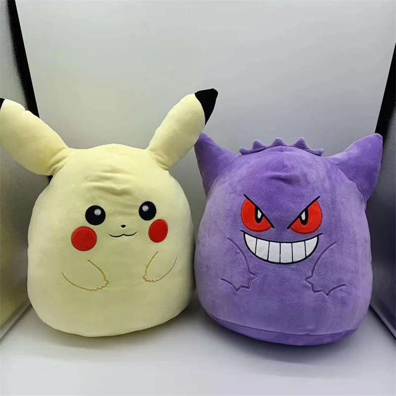 Custom 35cm Pokemoned Plushies Squish Anime Pikachu Gengar Mac Pillow ...