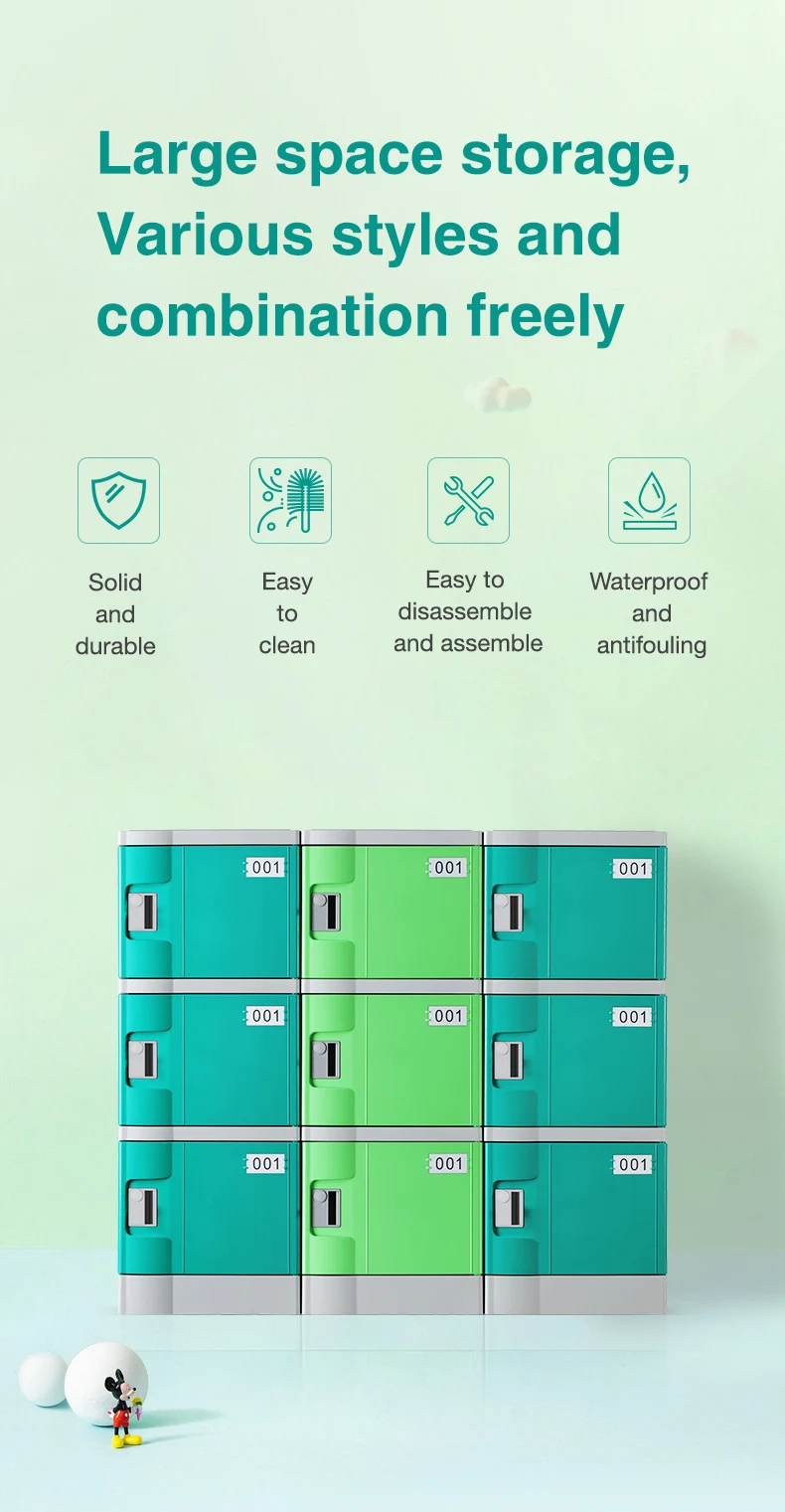 Toppla Eco-Friendly Smart Locker - Customizable ABS Storage Cabinet