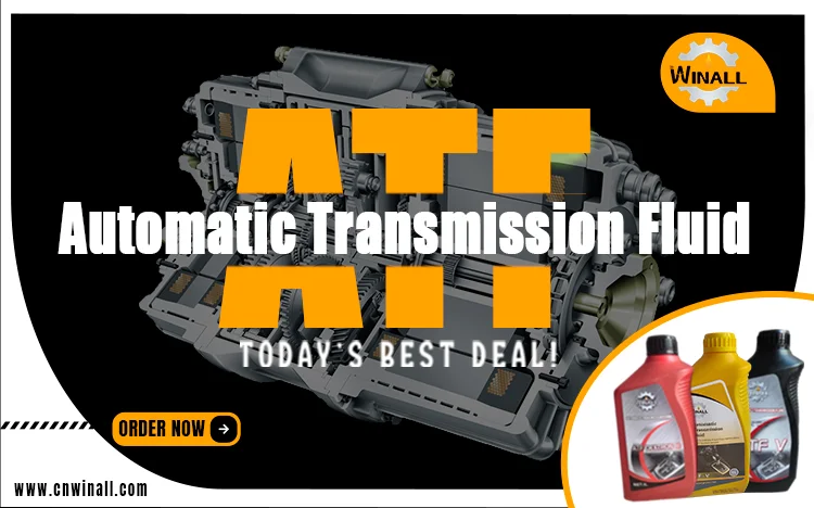 High Quality Winall Red Automatic Transmission Fluid ATF 3 & 5 1L*12pcs ...