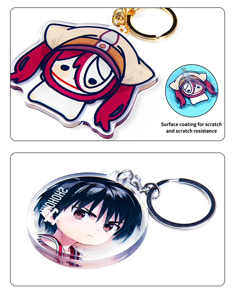 Make Your Own Holographic Keychain Kpop Glitter Custom Blank Uv Print ...