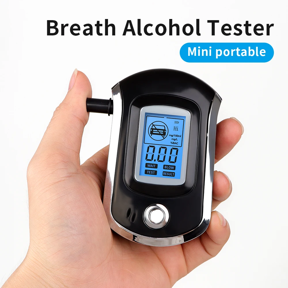Portable Breath Alcohol Tester - Drunk Driving Analyzer