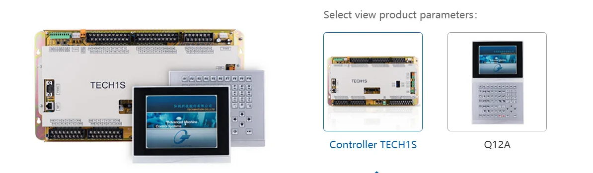 Techmation TECH2H TECH2S TECH2 with HMI-Q8M Control System
