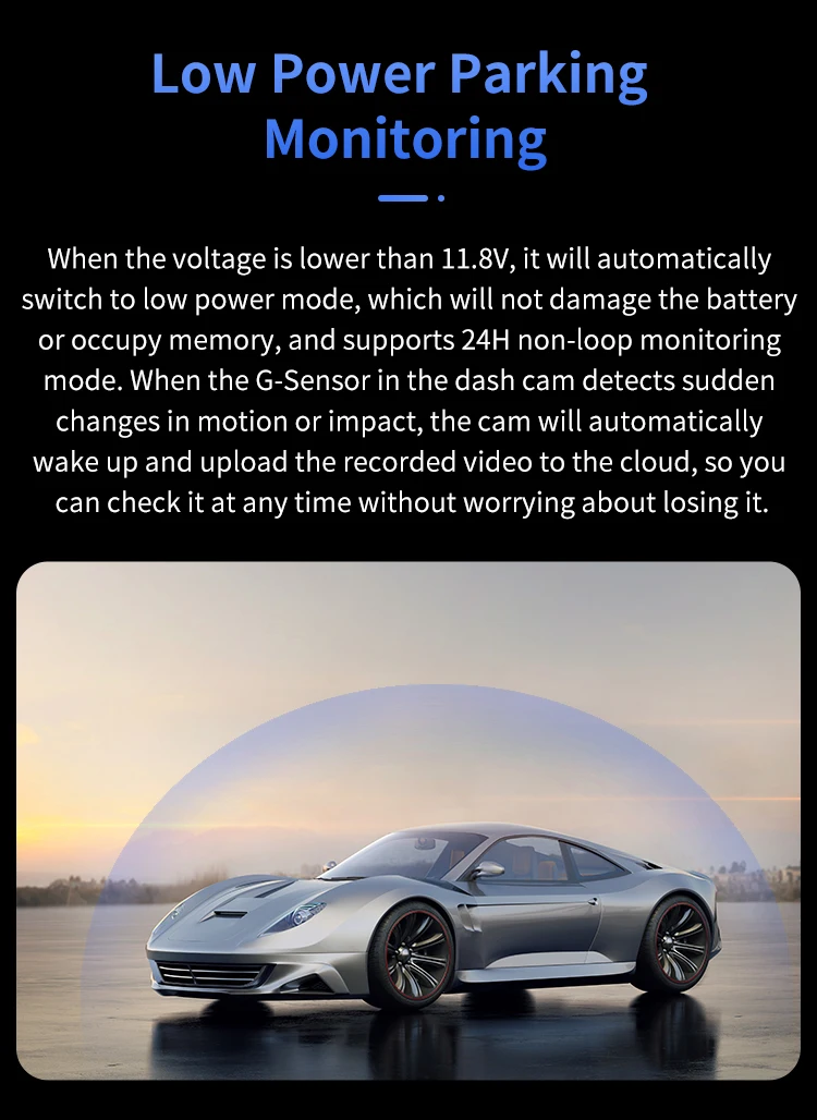 Zimtop 4G LTE SIM Card Connected Vehicle DVR - Secure & Smart