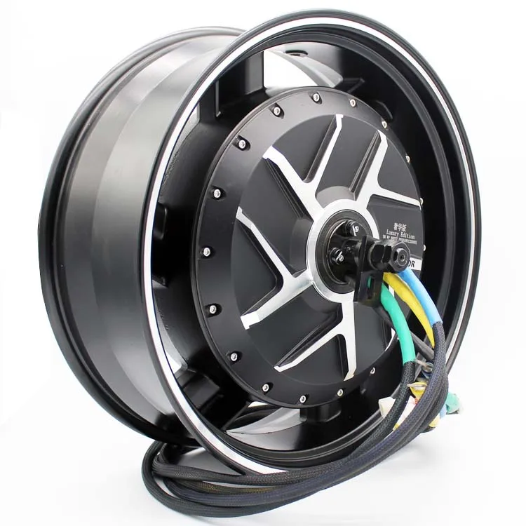 High Efficiency 17inch 8000w/15kw Electric Motorcycle Motor