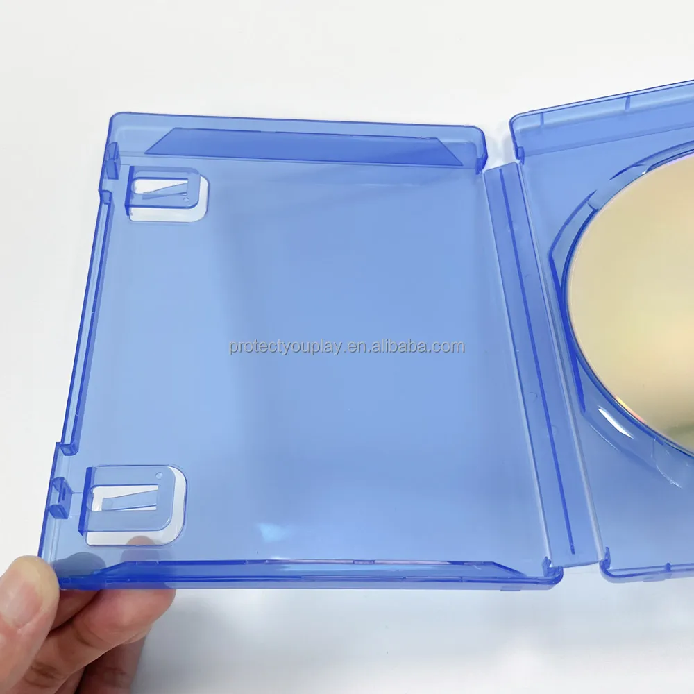 Cd Case Dvd Plastic Storage Case 14mm Blu-ray Single Bluray Box For Ps4 ...