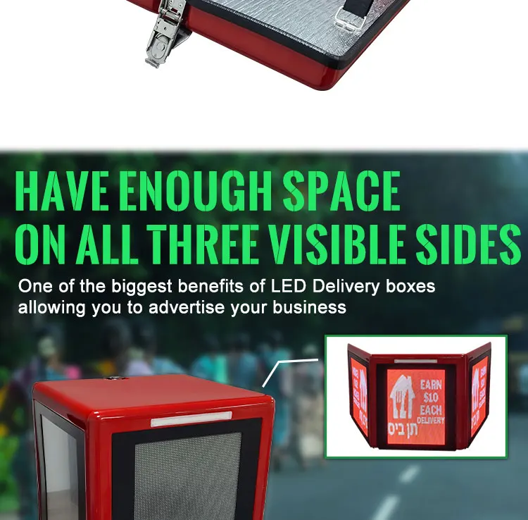 HXTECH LED Delivery Box - Enhance Advertising & Visibility