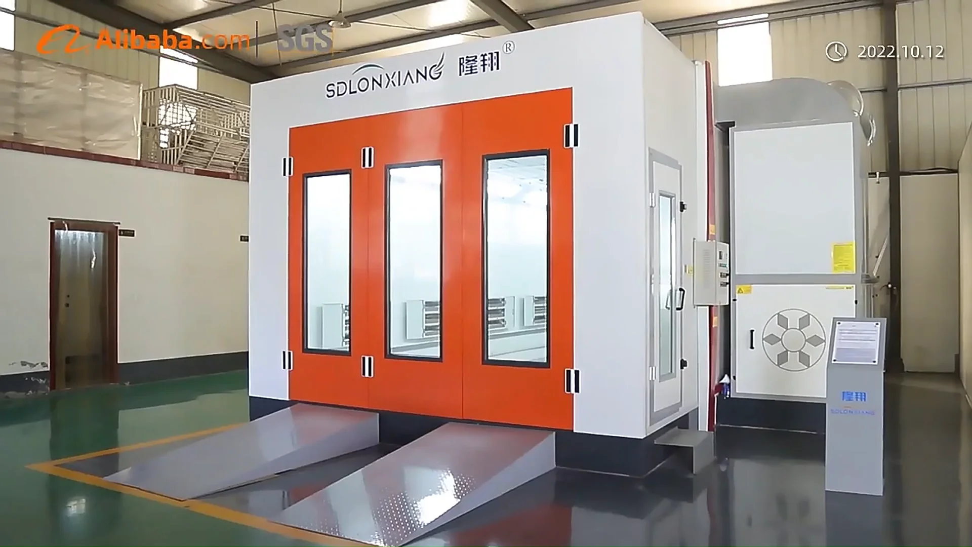 Euro Market Most Popular Electricity Heater Spray Booth Lx-d3 Paint ...