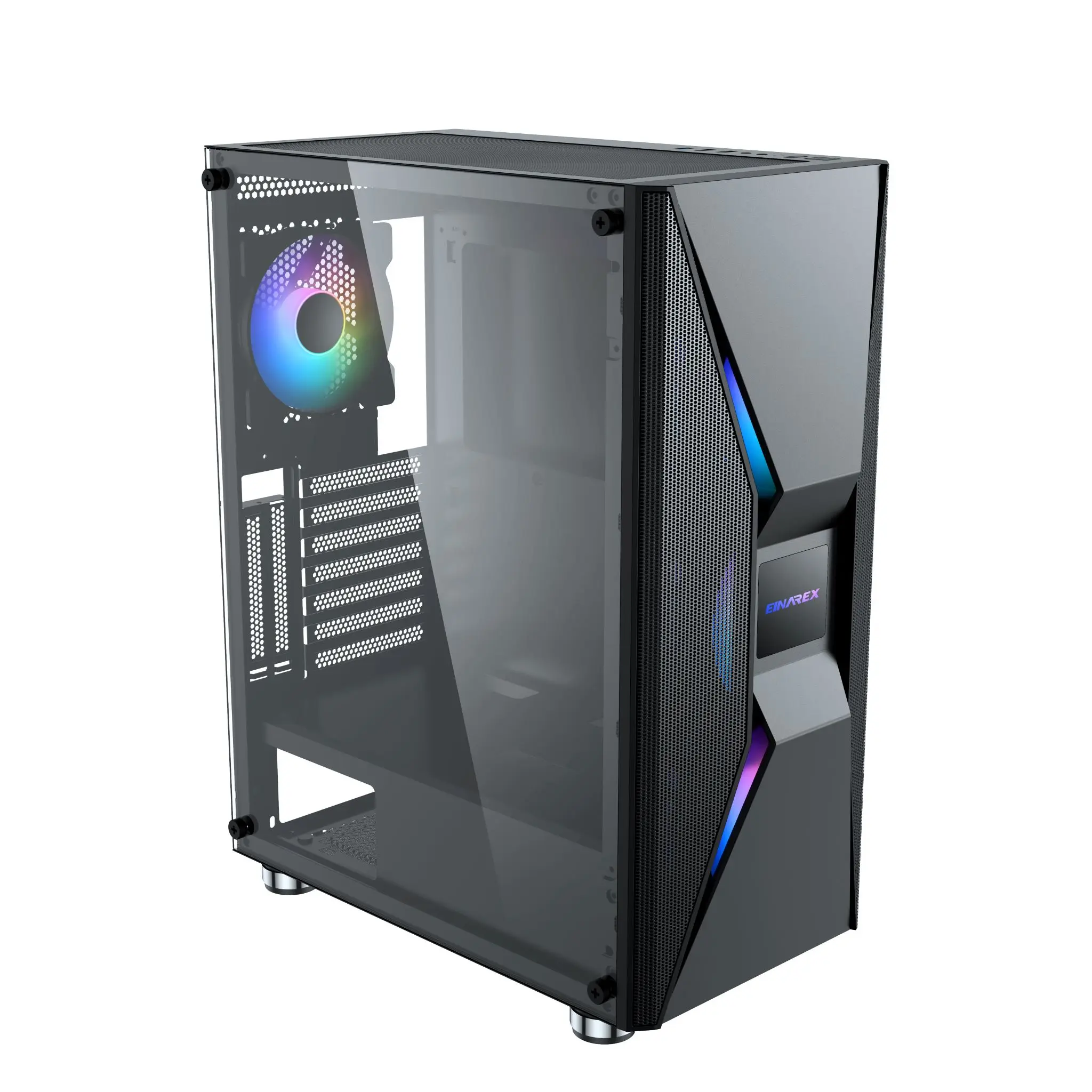 Full Tower Computer Chassis Desktop 240 Water Cooled Side Transparent ...