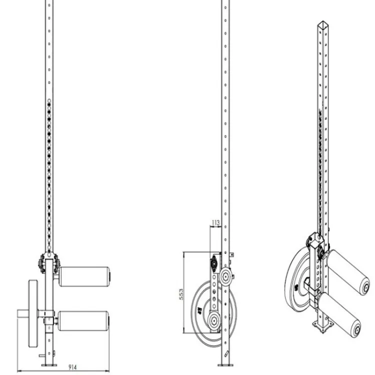Hot Sale Commercial Sitting Type Rack Leg Extension Equipment
