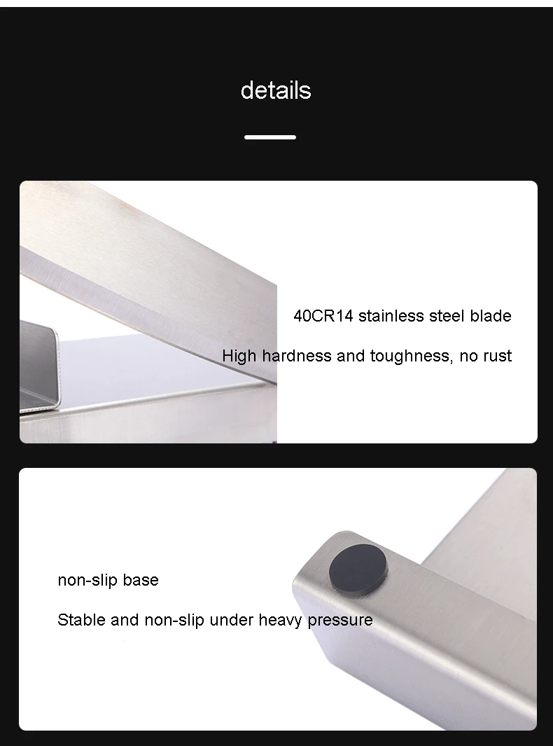 Stainless Steel Guillotine Commercial Chicken Duck Fish Slicer ...