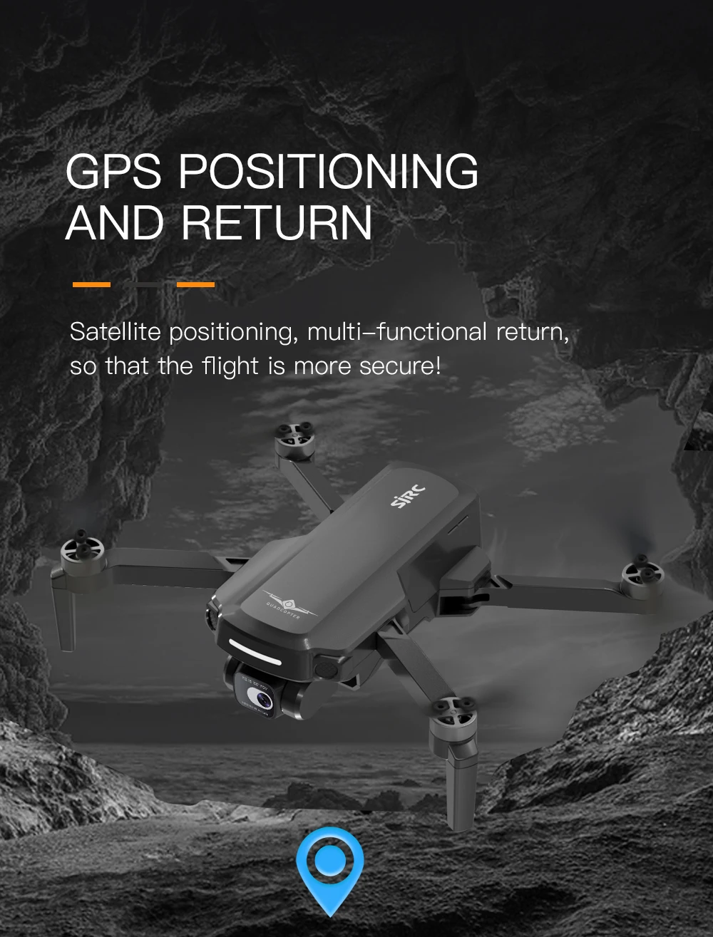 2023 New Sjrc F5s Pro Plus Drone 2-axis Gimbal 4k Camera 3km 30mins Gps ...