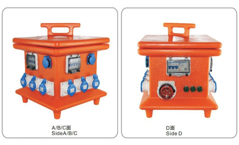 European Standard Industrial Plugs And Sockets Outdoor Portable Power ...