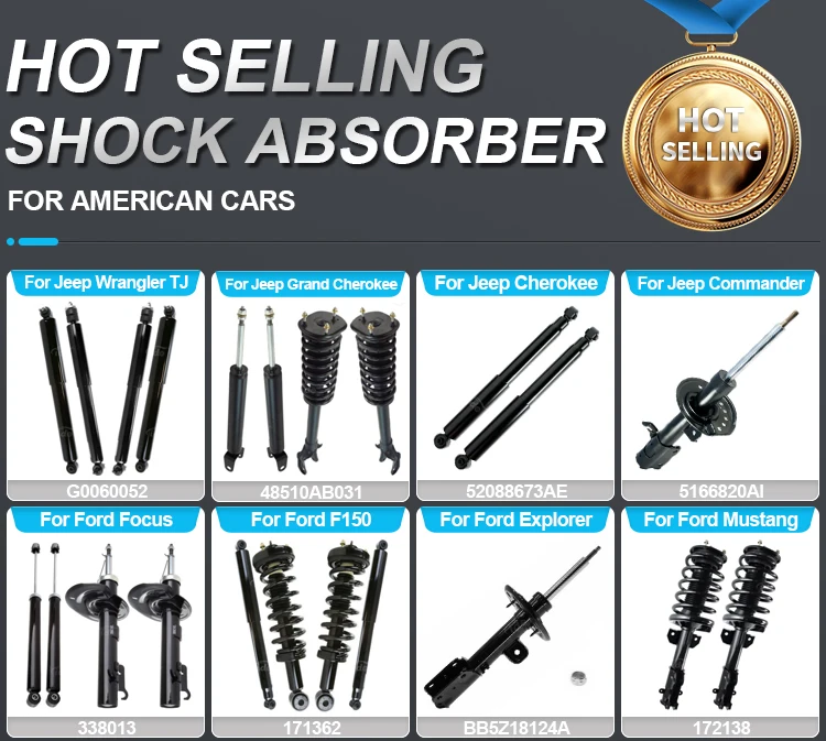 Auto Parts - Front & Rear Shock Absorbers for Ford & Chevrolet