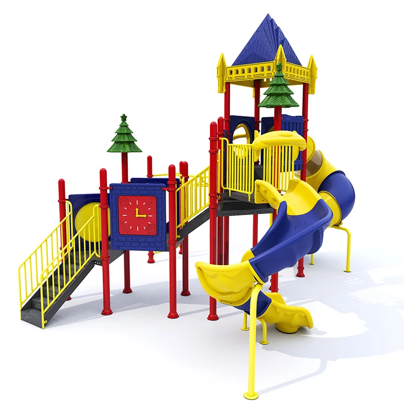 Outdoor Kindergarten Children Adventure Playground Equipment Slide Kids ...
