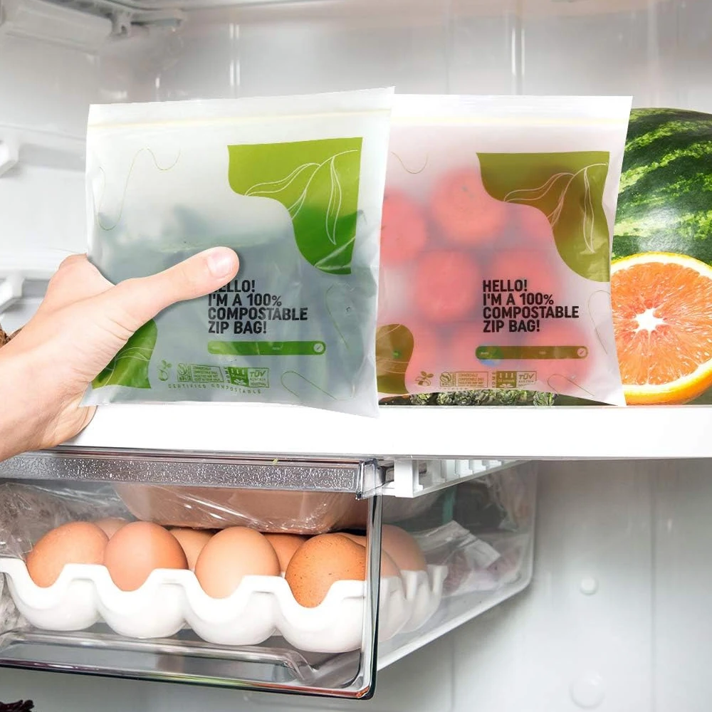 Home Compostable Zip Lock Bags - Sustainable & Biodegradable