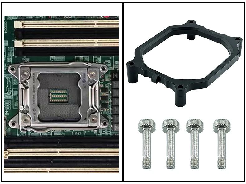 Desktop Computer Cpu Cooler Fan Bracket 2011 Rectangular Motherboard ...