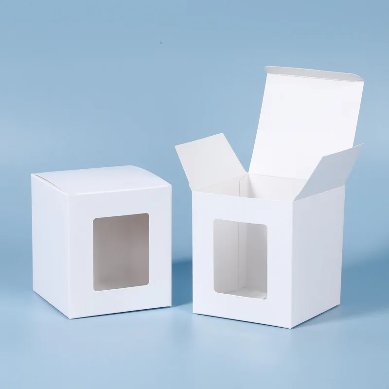 China Factory Maker Folding White Mug Packaging White Ivory Board Paper ...