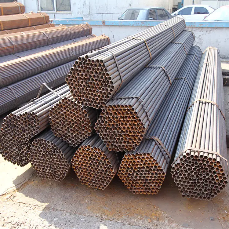 Black Steel Sch. 40 Pipe Sch 80 Pipe 2" Id X 2.375 Od 6ft 0.218 ...