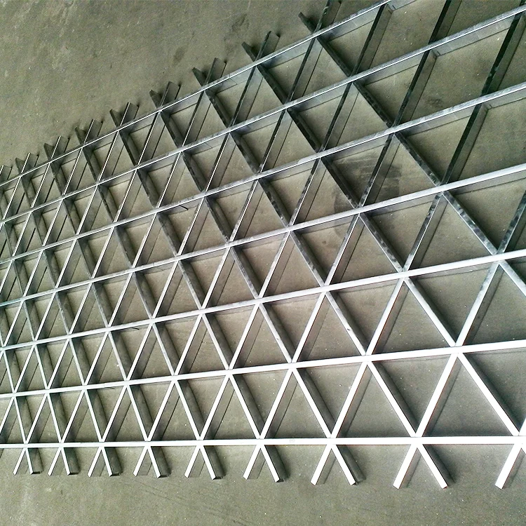 Aluminum Open Cell Ceiling System - Triangle Grid for Interior Decorating