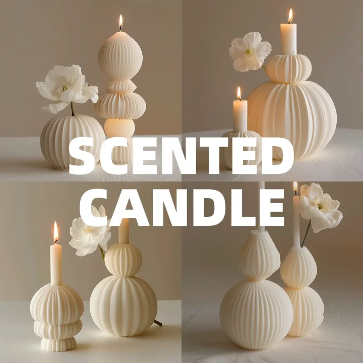 Dumo Custom Origami Round Candle Mold Silica Gel Spherical Mold Silica ...