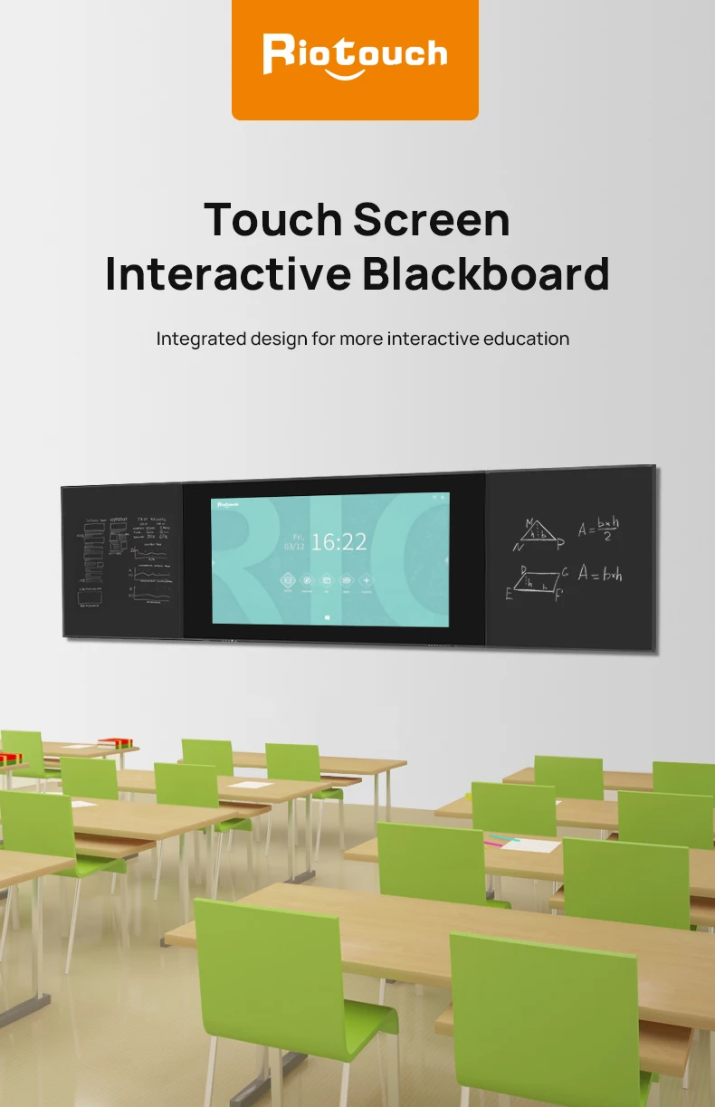 Digital Whiteboard 4k Display 65 75 86 Inch Interactive Flat Panel ...