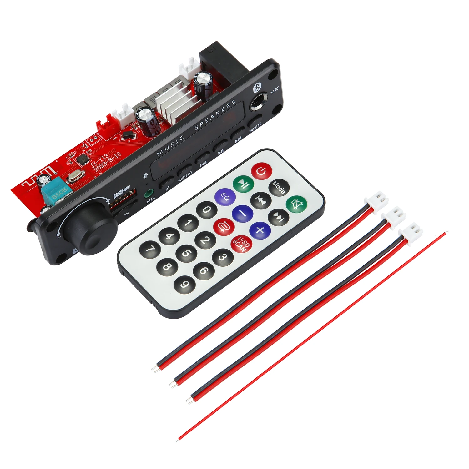 150w Amplifier Card Bluetooth Mp3 Wma Wav Decoder Board Handsfree Car ...