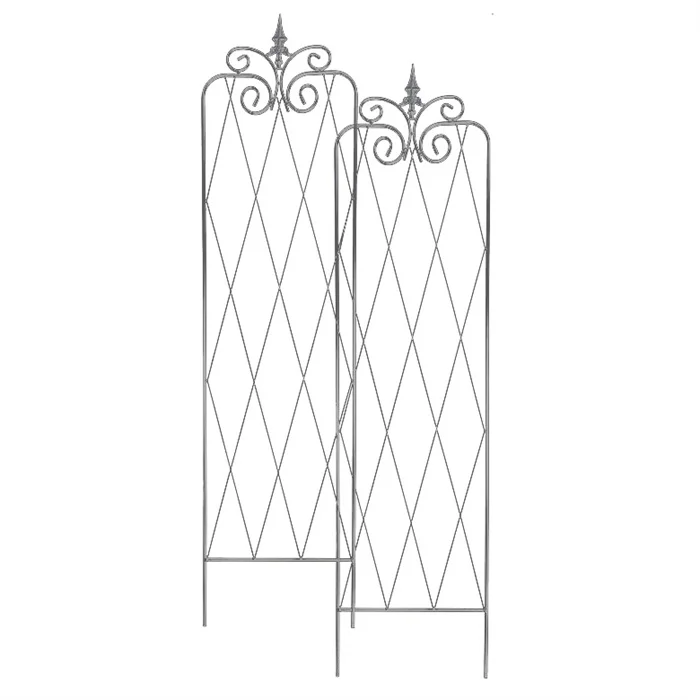 Trellis Rose Plant Support - Climbing Vines & Metal Obelisk