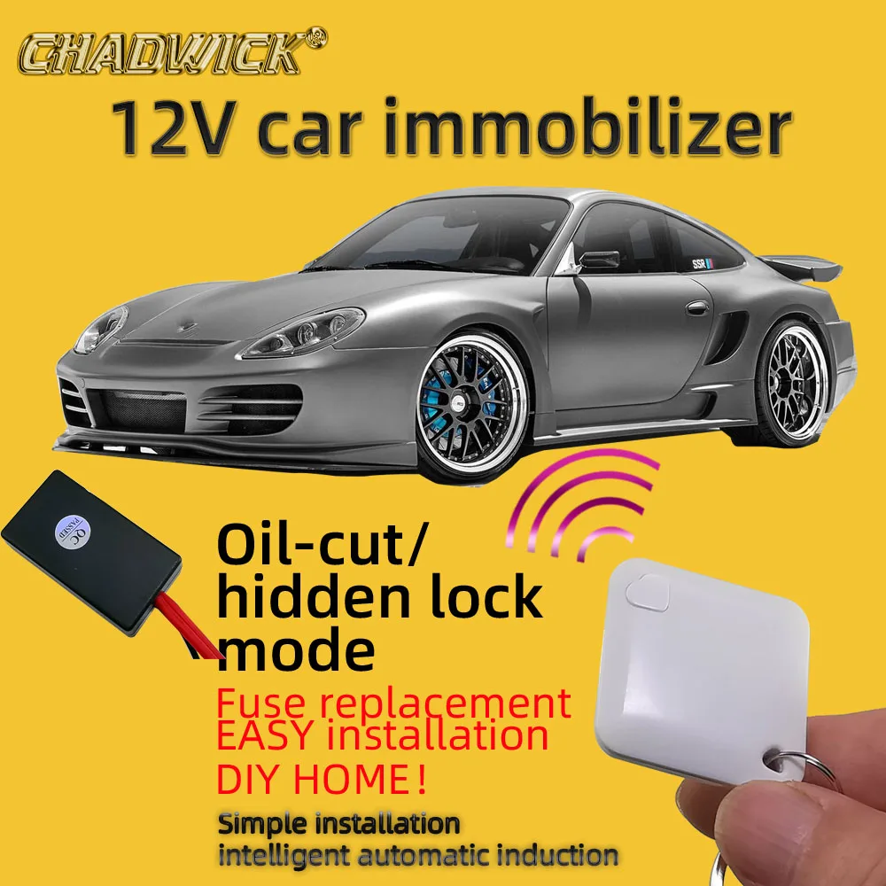 Anti Hijacking Car Immobilizer Safeguard 12V Universal Oil Circuit Lock ...