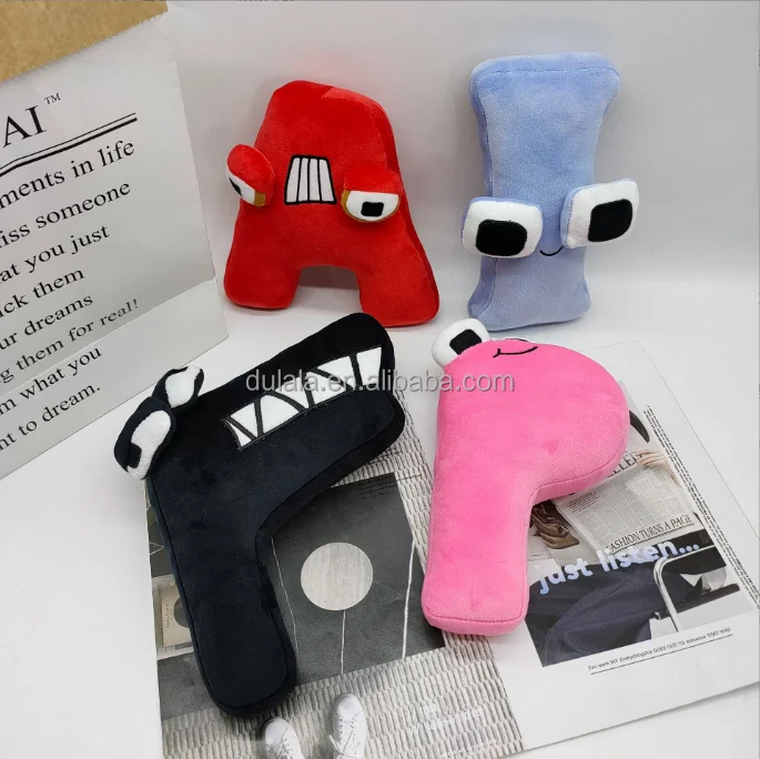 Cute Plush Alphabet Letter Toys A-Z | Safe and Fun Alphabet Lore ...
