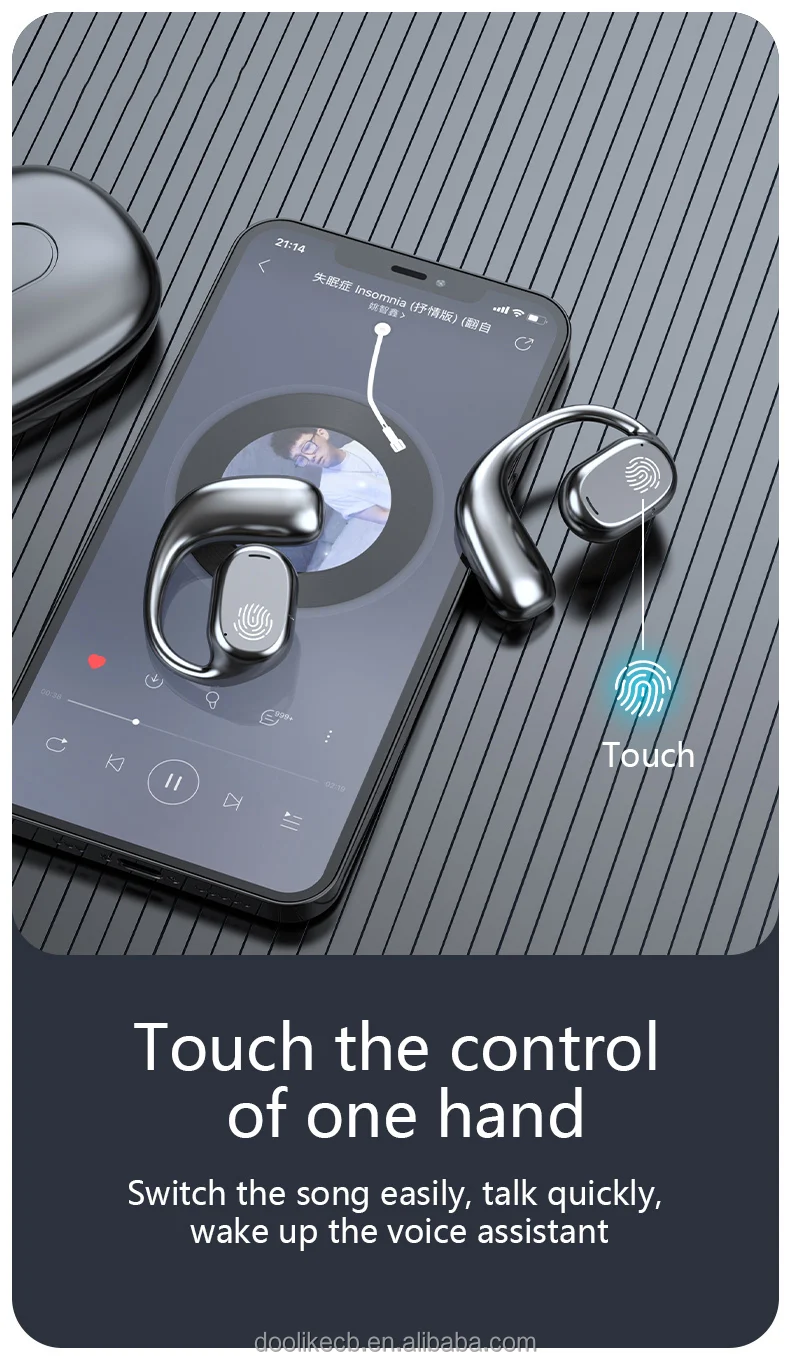 2024 OEM GT280 Wireless Bone Conduction Earphones - True TWS