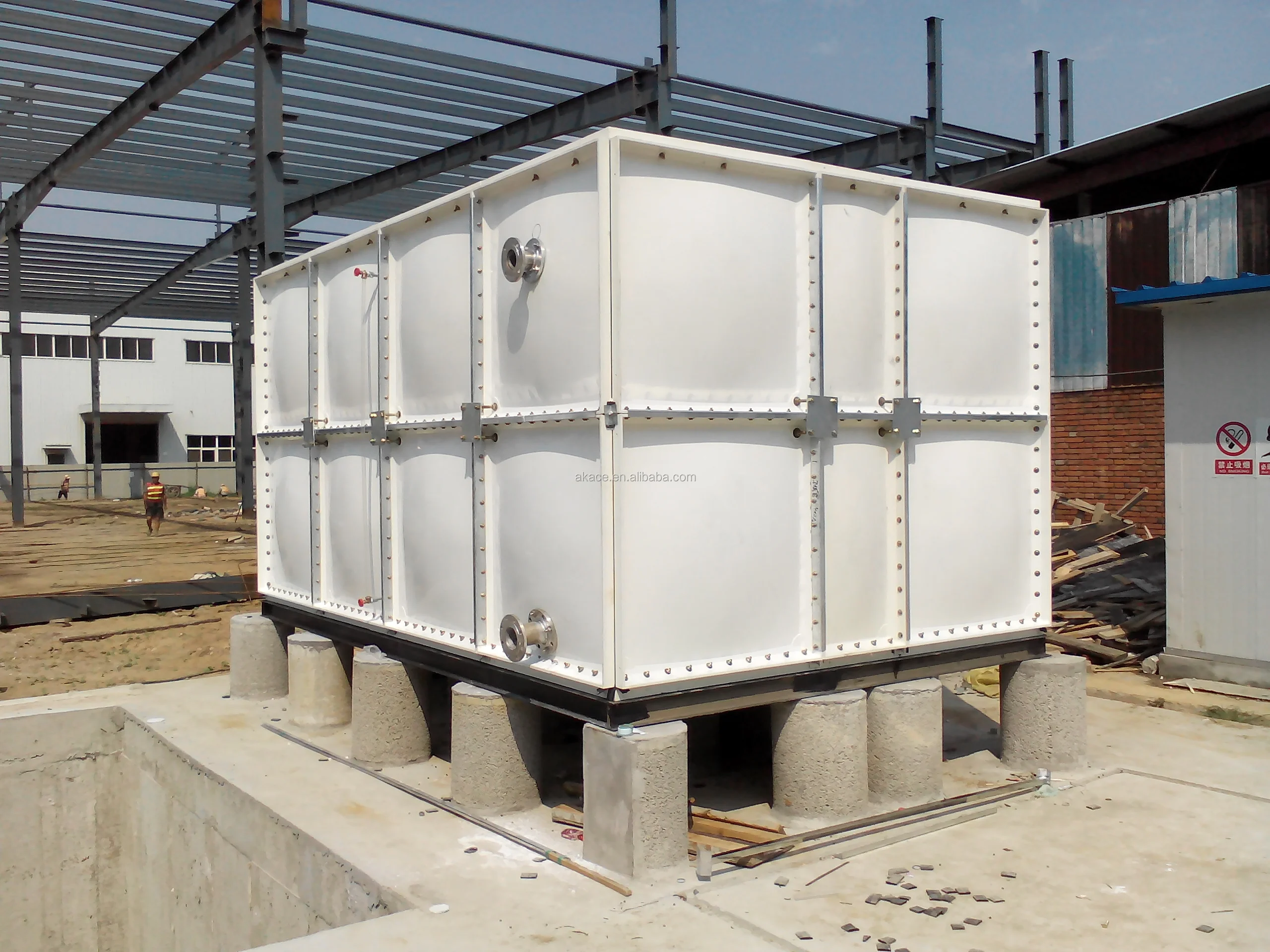 10 Cubic Meters FRP Water Tank for Drinking Water Storage