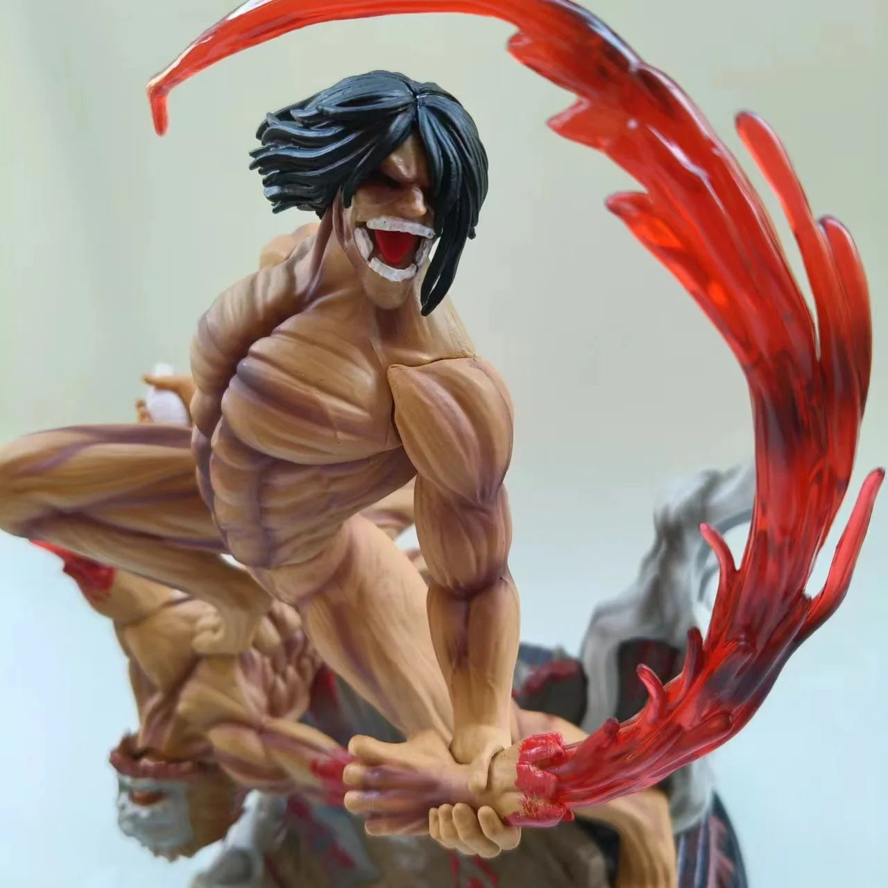Attack On Titan Battle Form Eren Hand Model Statue Action Figure ...