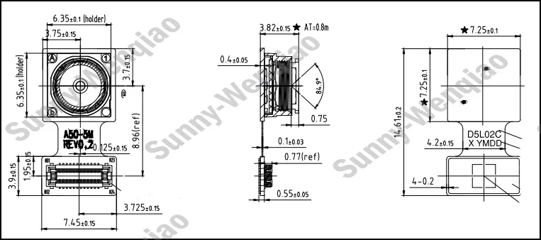 Mini 5MP GC5035 MIPI Ip Cmos AI Micro Widg Angel Ai HD High Definition ...