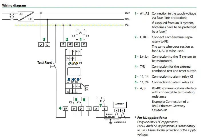 ISOMETER Isocha425 Ground Fault Monitor Relay for DC Charging Stations