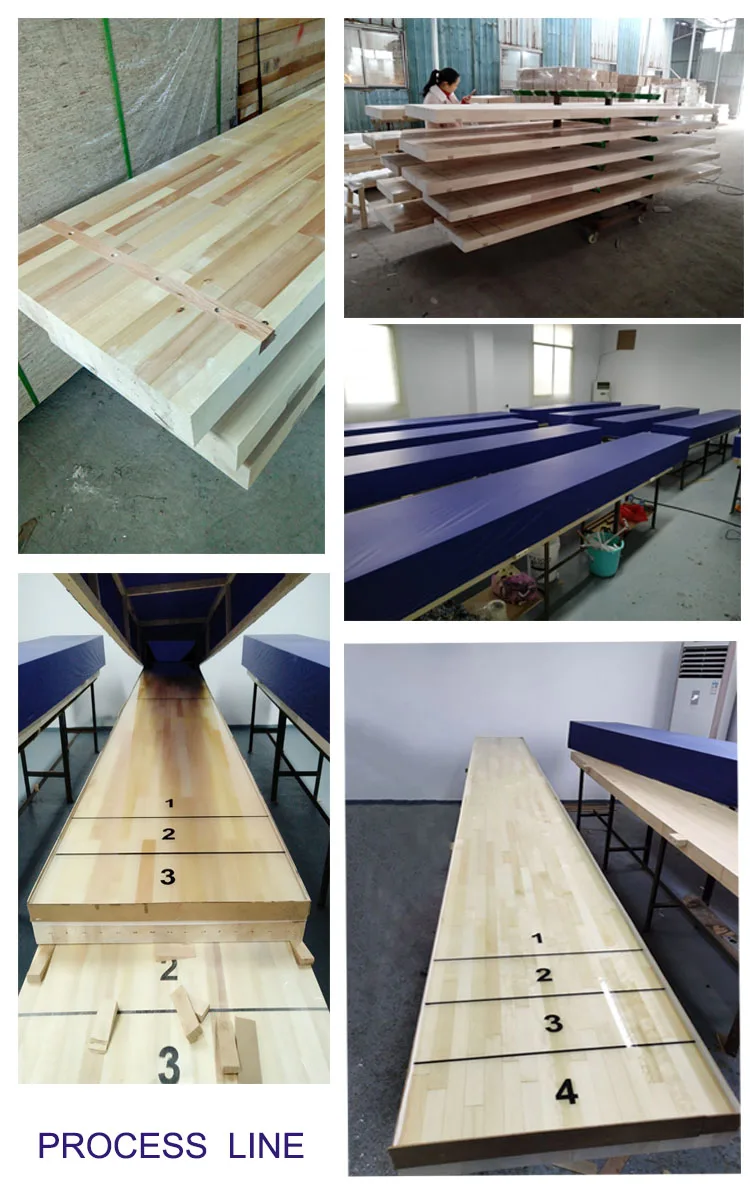 Wholesale Custom Luxury Indoor Modern Solid Wood Shuffleboard Table ...