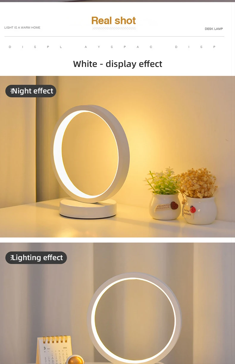 Creative Led Energy-saving Sleep Dormitory Desk Lamp Decorative Desk ...