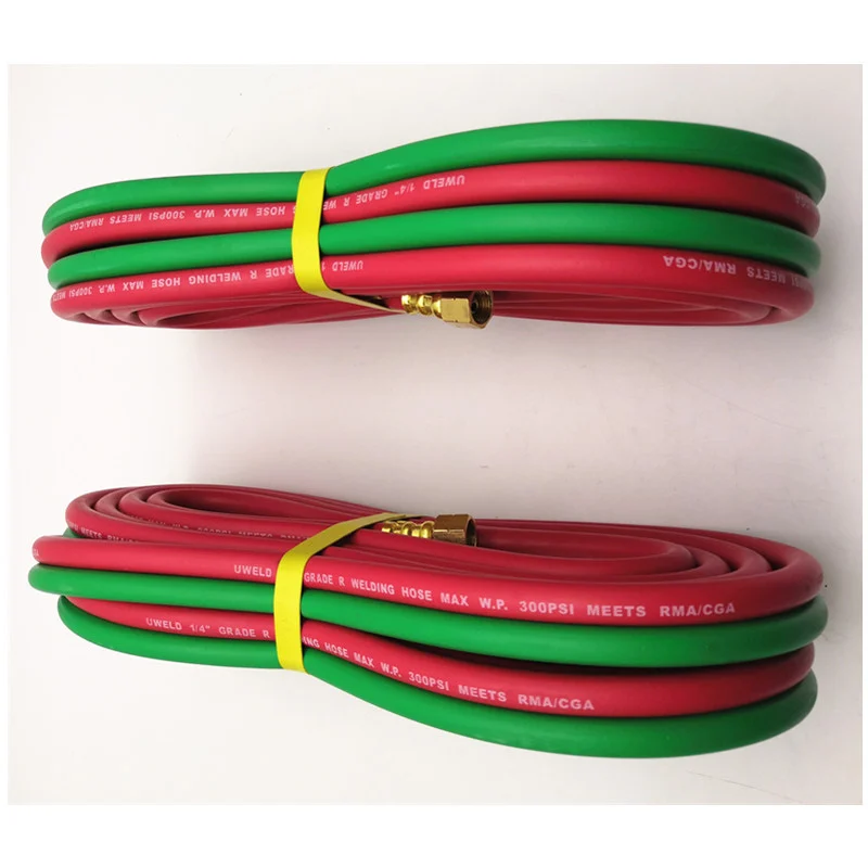 Grade R 6mm Rubber Double Twin Welding Hose For Oxygen Acetylene Kit ...