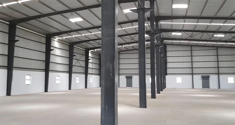 1000m2 Free Autocad Drawings Steel Warehouse Prefabricated