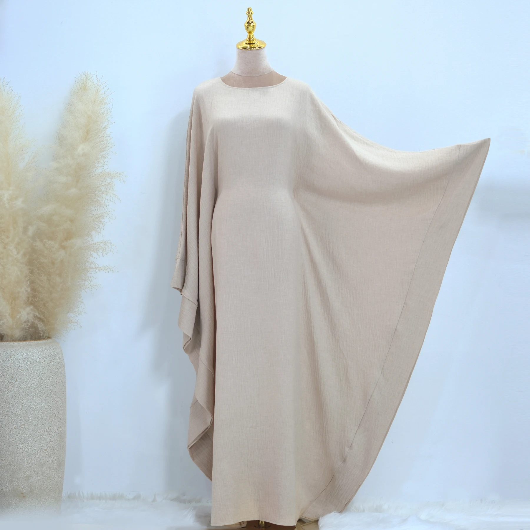 Loriya Dubai Abaya Designs Solid Color Kaftan Abaya Womens Dresses With ...