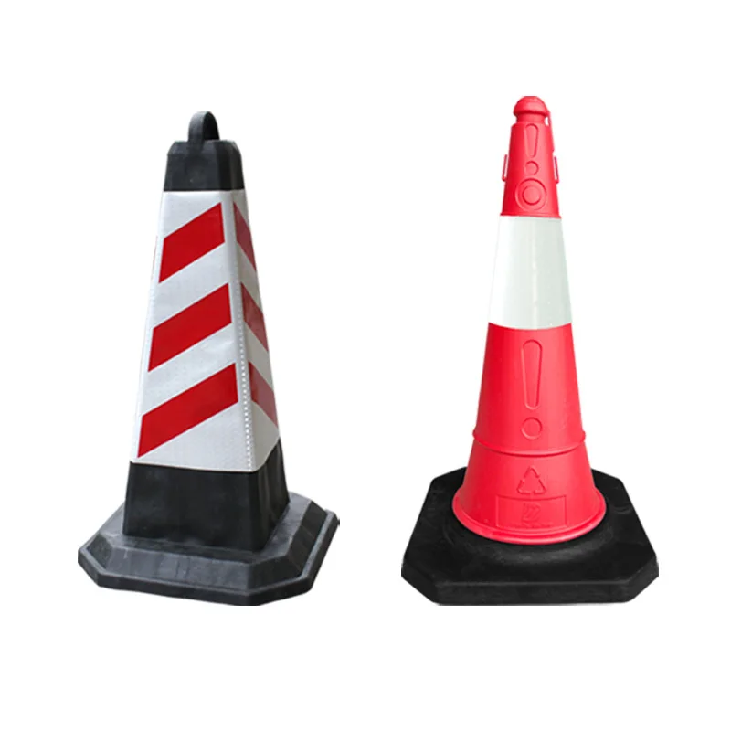 Durable Road Work Cone Safety Sign collision traffic cone Reflective ...