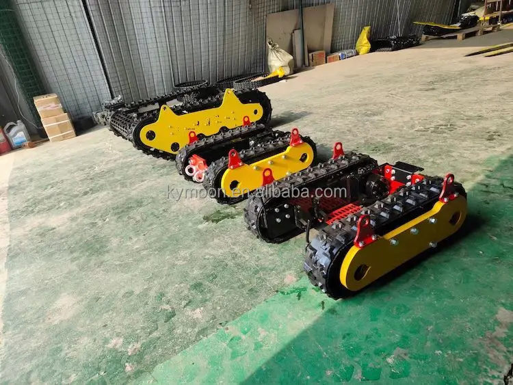 Rubber Crawler Tracked Vehicle Chassis - Durable & Versatile