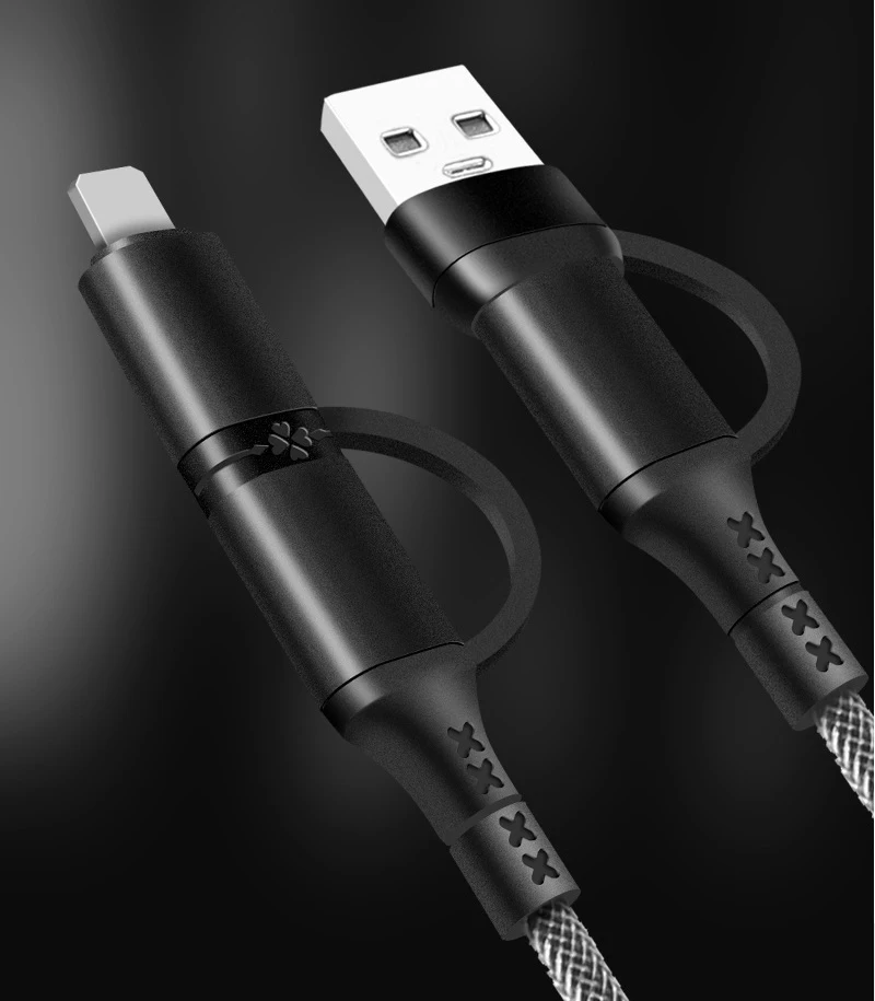 1m 4in1 4 In 1 Type C Pd 60w Usb-c Fast Charging Universal Cable 4-in-1 ...