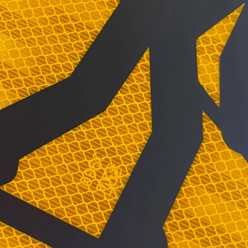 Triangle Reflective Sticker Danger Sign Safety Warning Reflective Sign ...