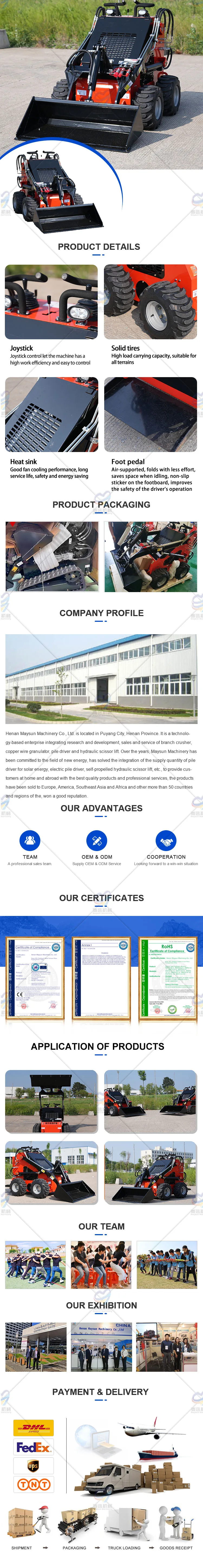 2023 The Latest Small Steering Head Loader Crawler Mini Loader - Buy ...