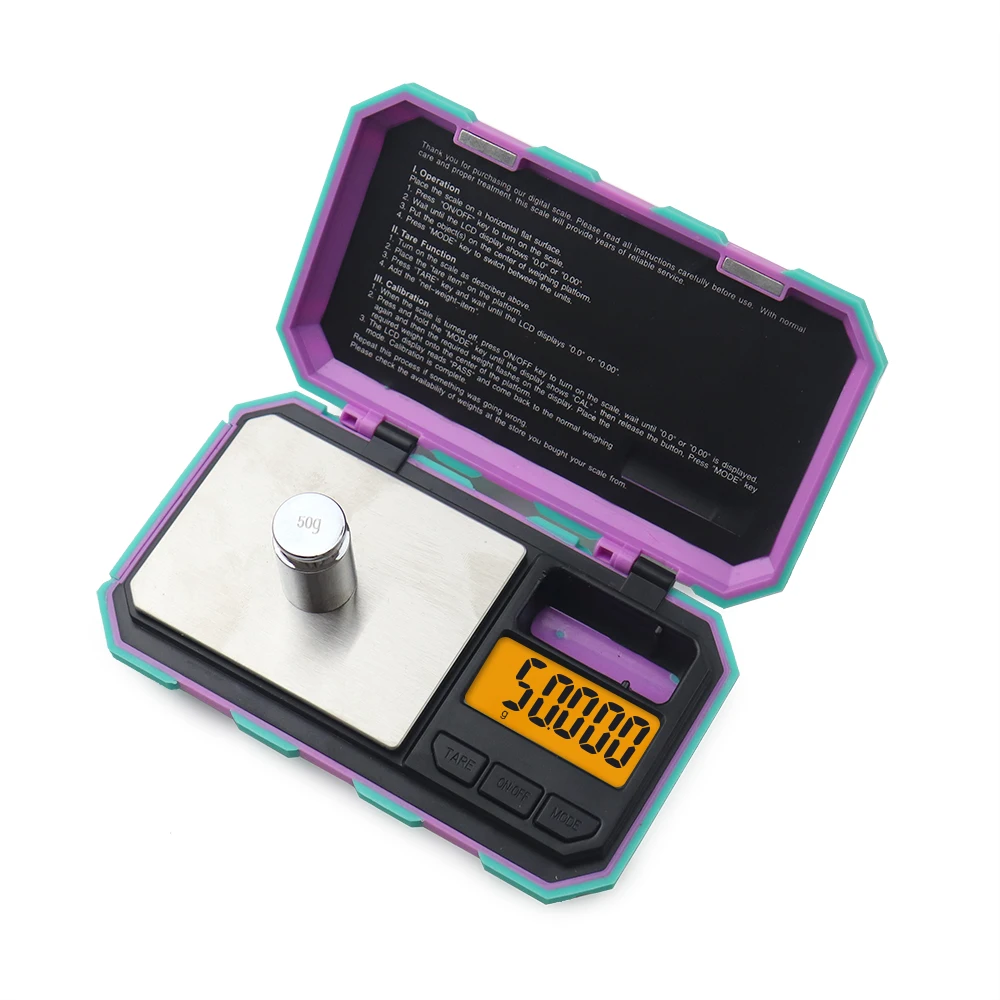Smokers Hot Selling Batteries Included Digital Pocket Scale 200g 500g 0 ...